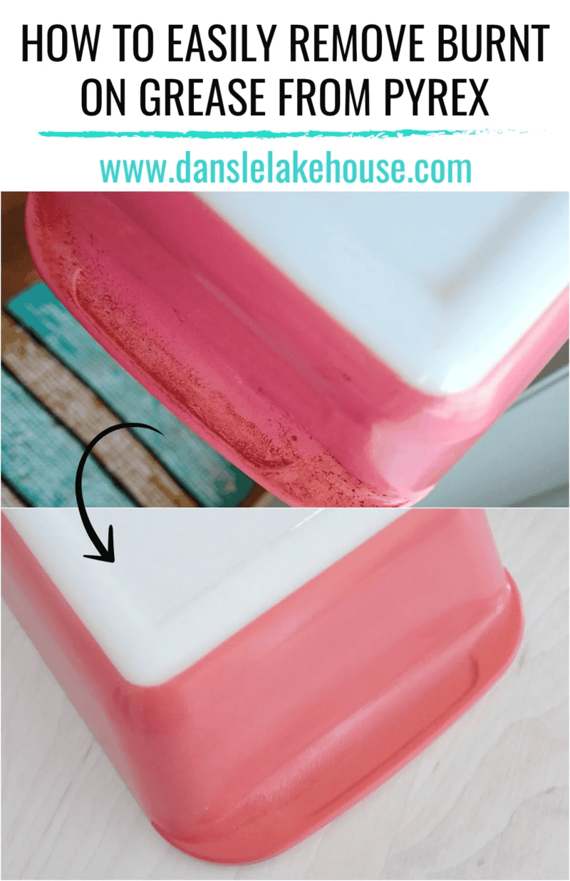 How to Clean Black Marks + Baked on Grease from Vintage Pyrex | Dans le ...