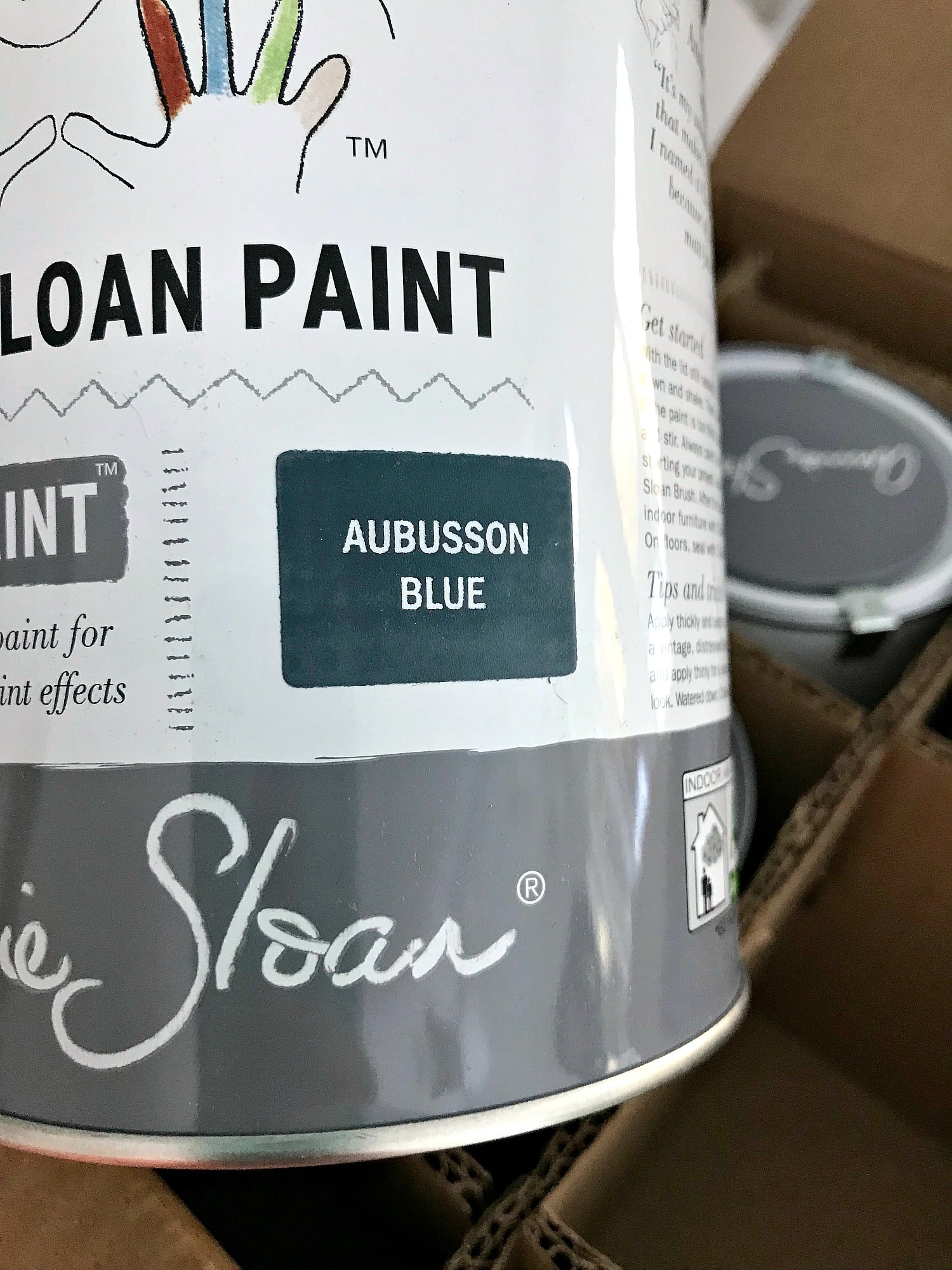 Blue Fireplace Makeover with Chalk Paint | Dans le Lakehouse