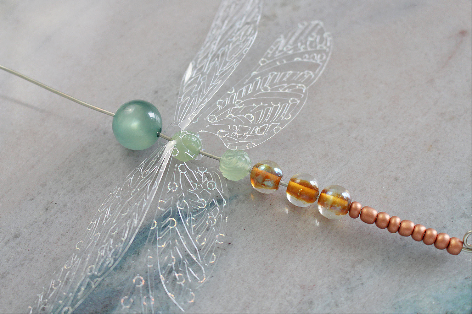 DIY Beaded Dragonfly Ornament | Dans le Lakehouse