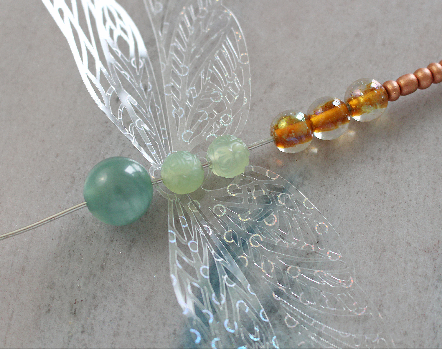 DIY Beaded Dragonfly Ornament | Dans le Lakehouse