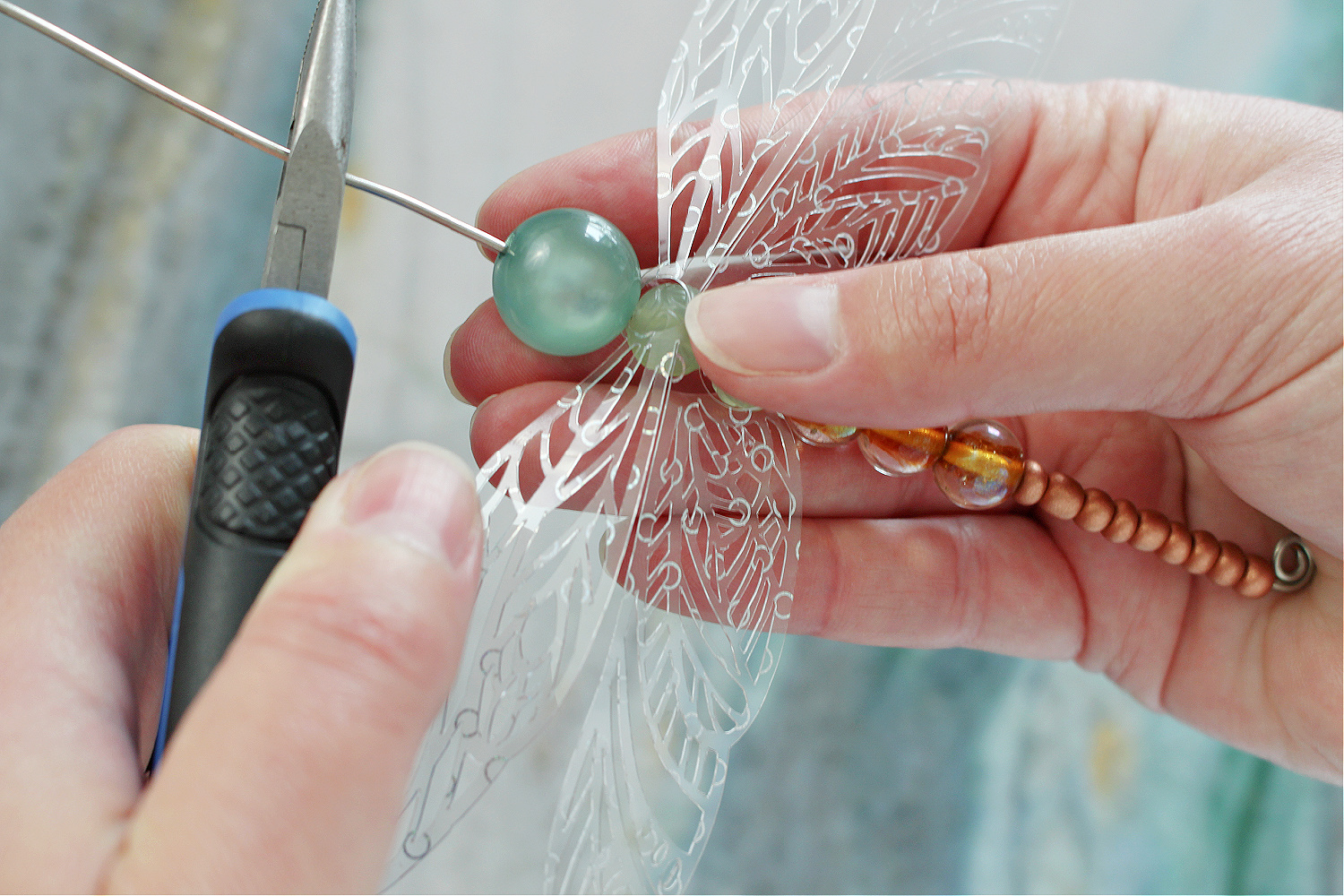 DIY Beaded Dragonfly Ornament | Dans le Lakehouse